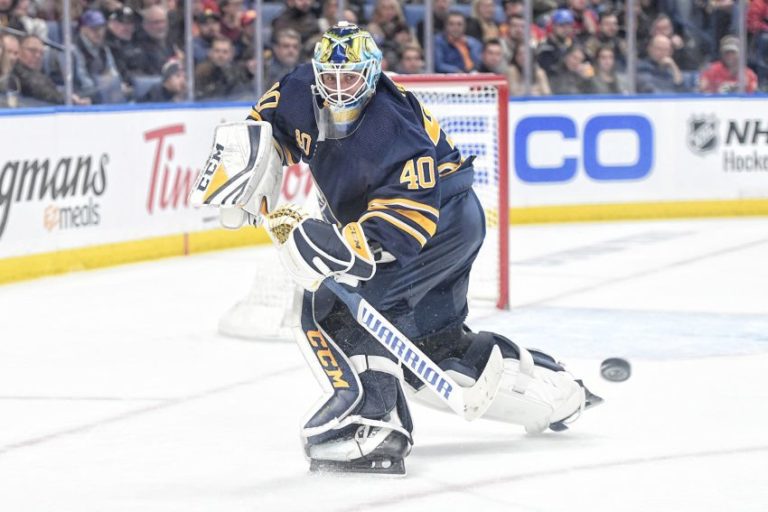 Goalie Carter Hutton’s puck-handling skills key asset for Sabres ...