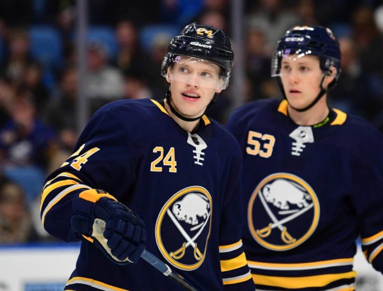 Sabres notes: Lawrence Pilut making case to stick in NHL - Buffalo ...