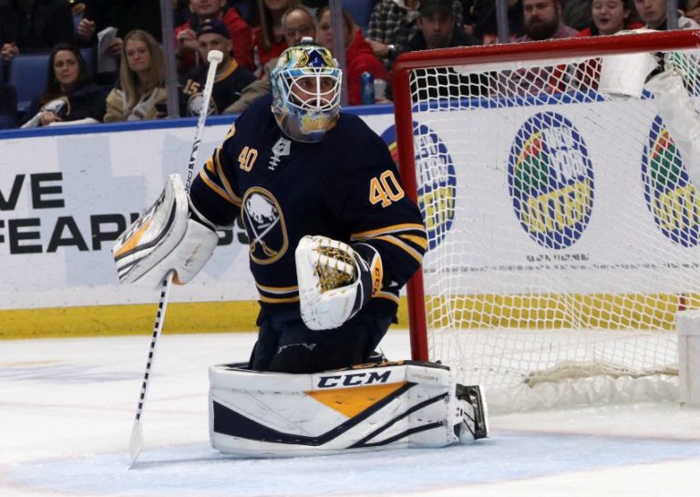Goalie Carter Hutton adapting to Sabres, getting better results ...