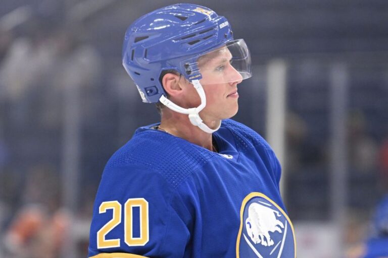 After two years in KHL, Lawrence Pilut returns to Sabres mature ...