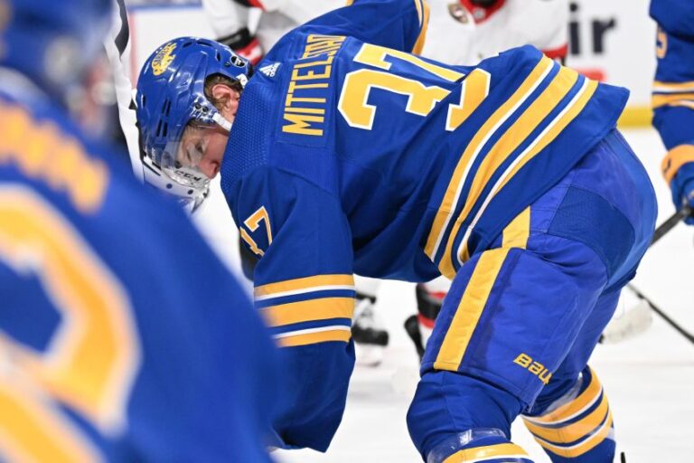 Sabres’ Casey Mittelstadt producing despite struggles at even strength ...