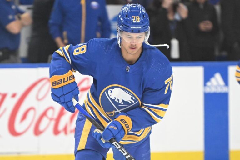 Sabres’ Jacob Bryson enjoying strong training camp after ‘tough season ...