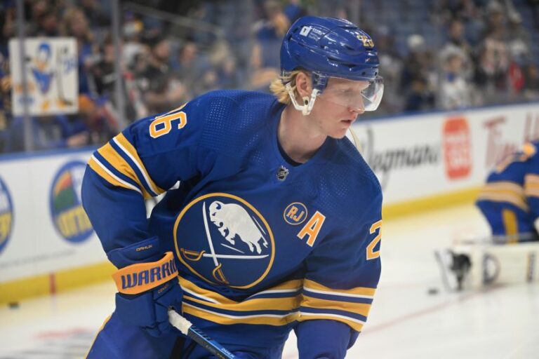 Sabres’ Rasmus Dahlin day to day; Jack Quinn makes step in injury ...