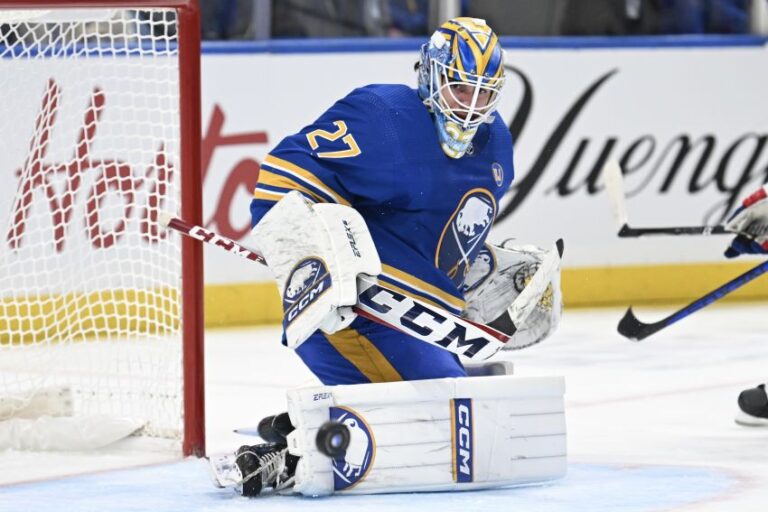 Devon Levi waiting for next chance; Sabres recall defenseman - Buffalo ...