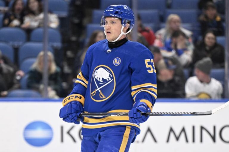 Jeff Skinner leaves practice injured; Sabres make roster move - Buffalo ...