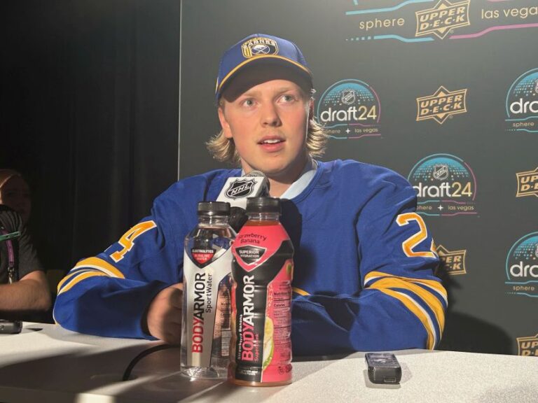 Sabres select center Konsta Helenius 14th overall at the NHL Draft ...