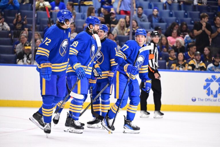 JJ Peterka scores hat trick, shows star qualities as Sabres throttle ...