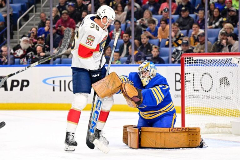 Sabres goalie Devon Levi off to hot start in retro gear, pushing UPL ...