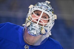 After terrific debut, highlight-reel save, Sabres goalie James Reimer ...